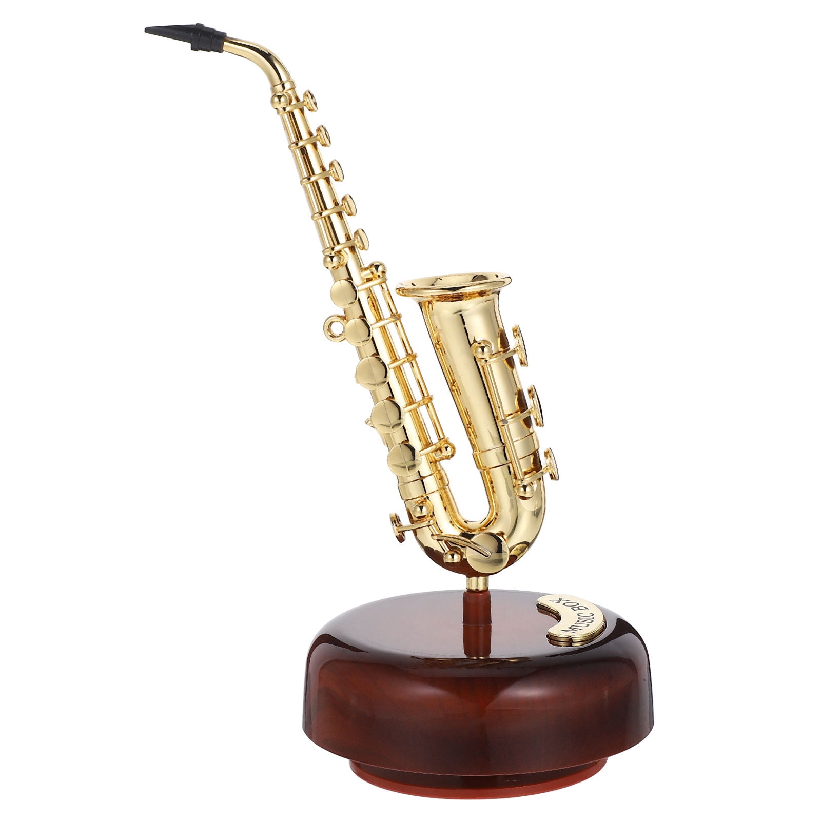 HONITANO 1Pcs Golden Saxophone Shaped Music Box for Housewarming ...