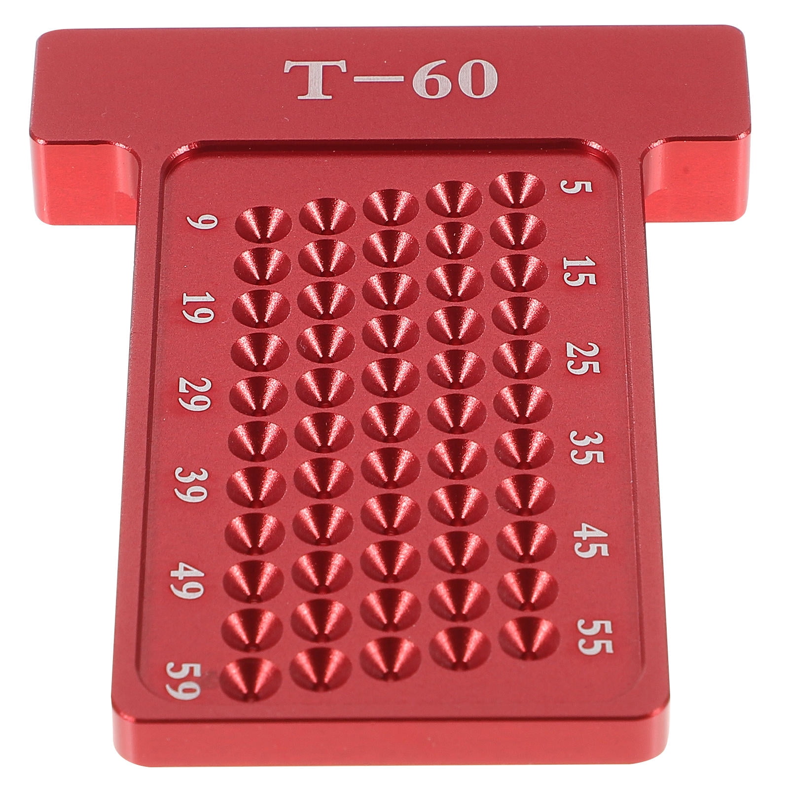 HONITANO 1Pcs Hole Positioning Gauge Shape Alloy Steel Woodworking ...