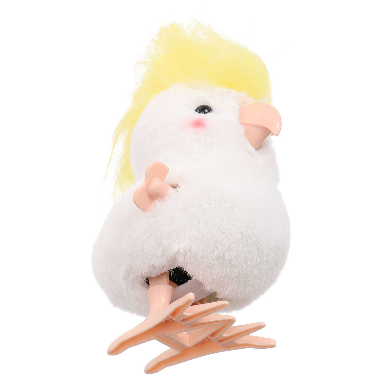 HONITANO 1Pcs Wind Up Toy Animal Shaped White Plastic Plush Jumping For ...