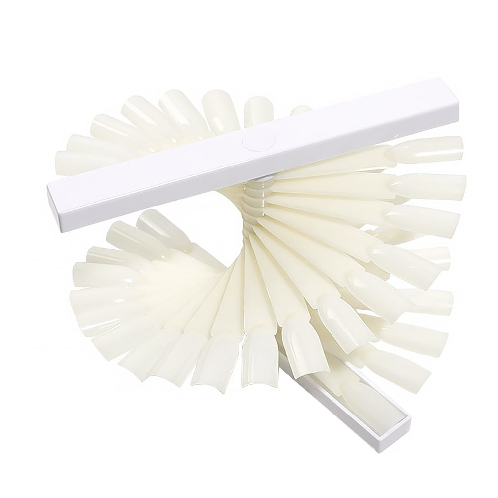 HONITANO 1Set Fake Nail Holder for Nail Polish Display in White Plastic ...