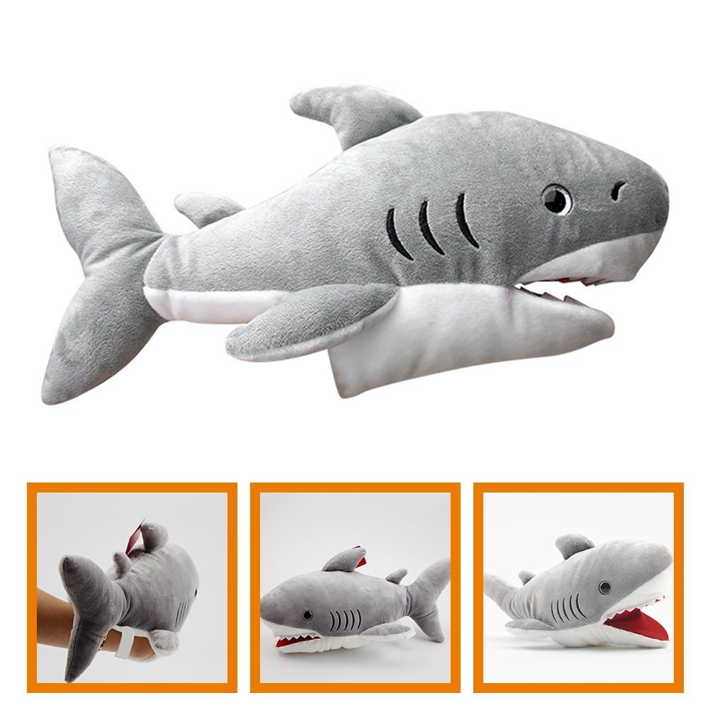 HONITANO 1Set False Animal Plush Toy Shark Hand Puppet for Interactive ...