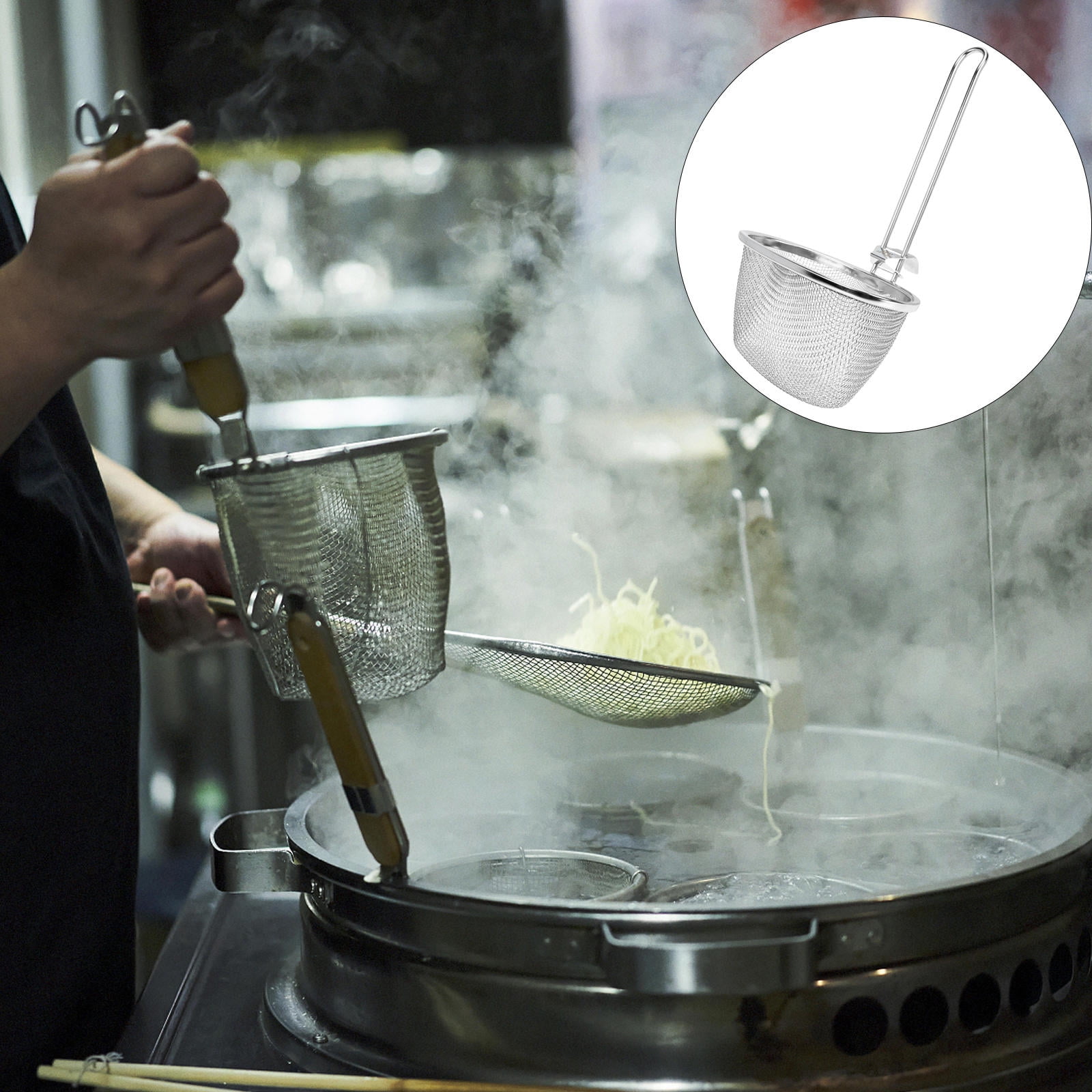 HONITANO 1Set Kitchen Skimmer Stainless Steel Hot Pot Colander Sieves ...