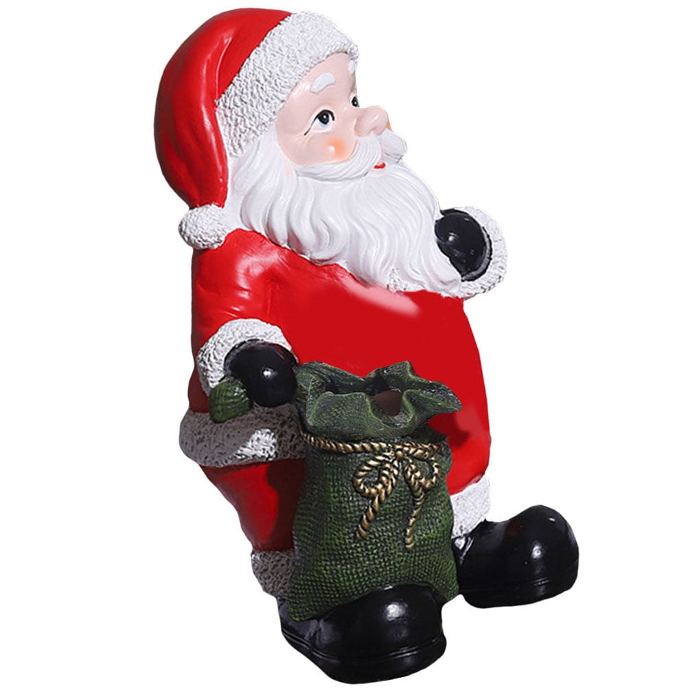 HONITANO 1Set Multi Color Santa Claus Resin Craft for Desktop Decor and ...