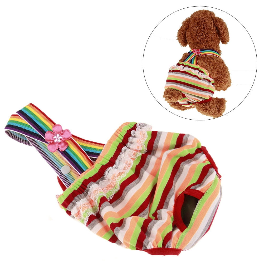 HONITANO 1Set Pet Pants with Straps Design for Small Female Dog ...