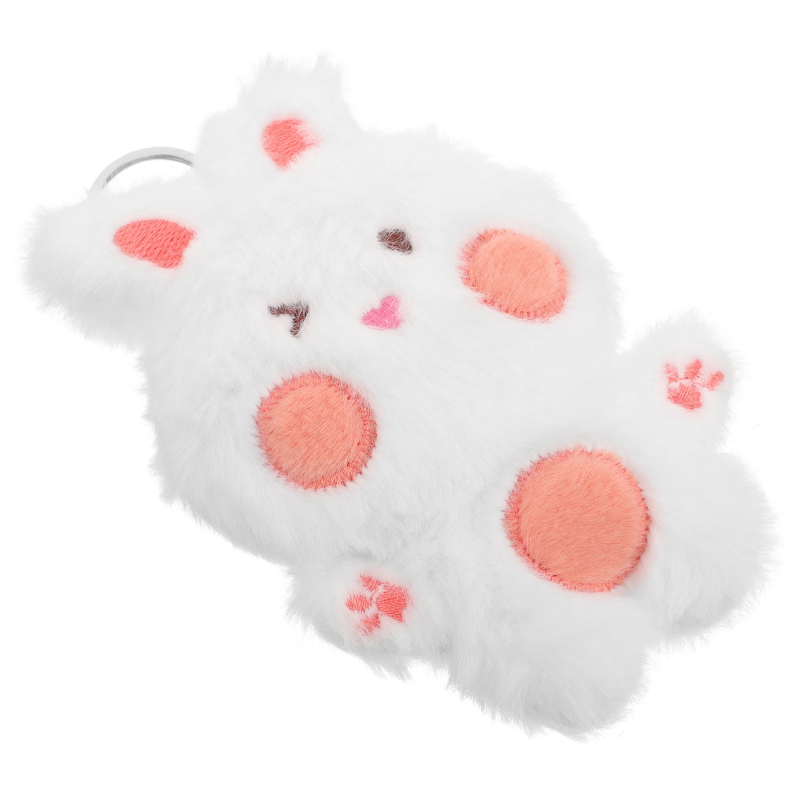 HONITANO 1Set Red Plush Bunny Keychain for Kids Bag Pendant Daily Use ...