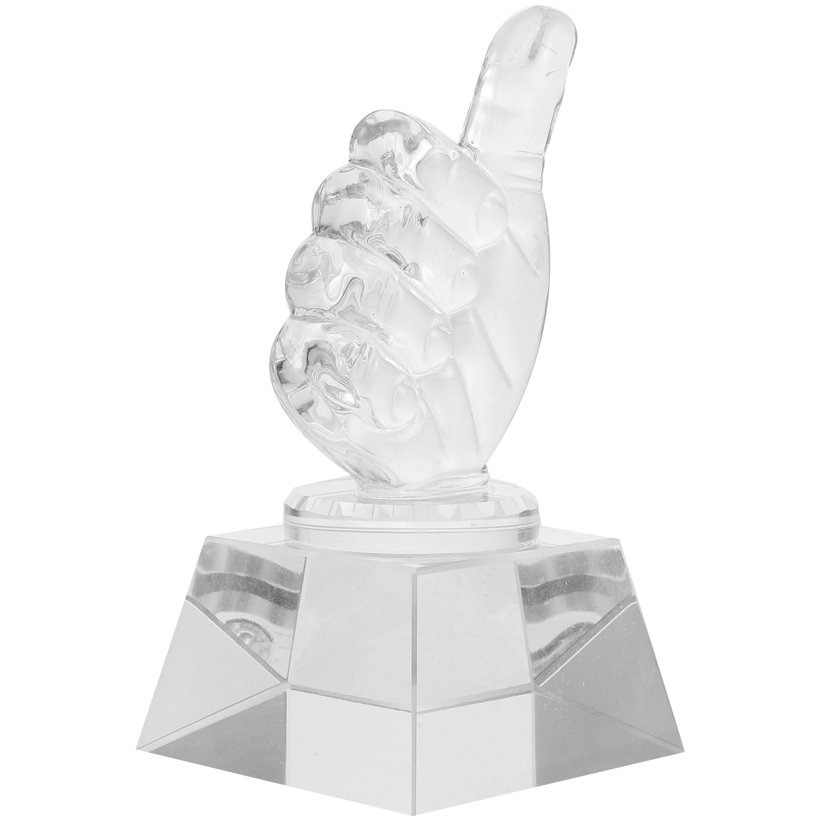 HONITANO 1Set Thumb Shaped Glass Trophy Decor for Competitions and ...