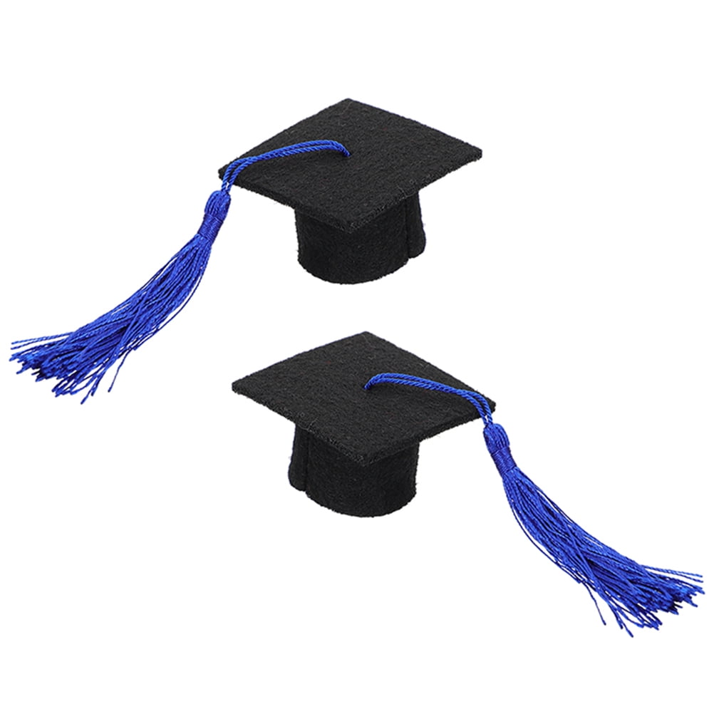 HONITANO 2Pack Blue Felt Cloth Graduation Outfit for Dog Featuring ...