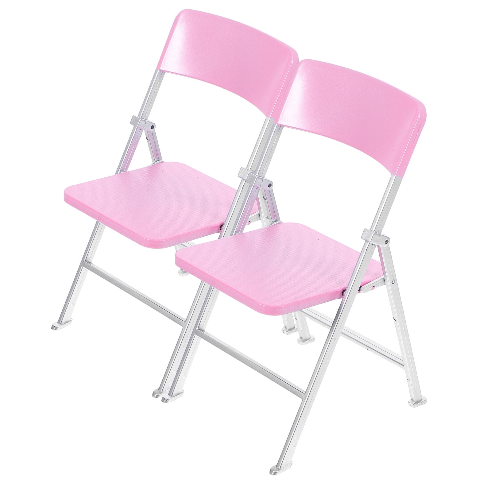 HONITANO 2Pcs Mini Folding Chair with PVC Material for DIY Mini House ...