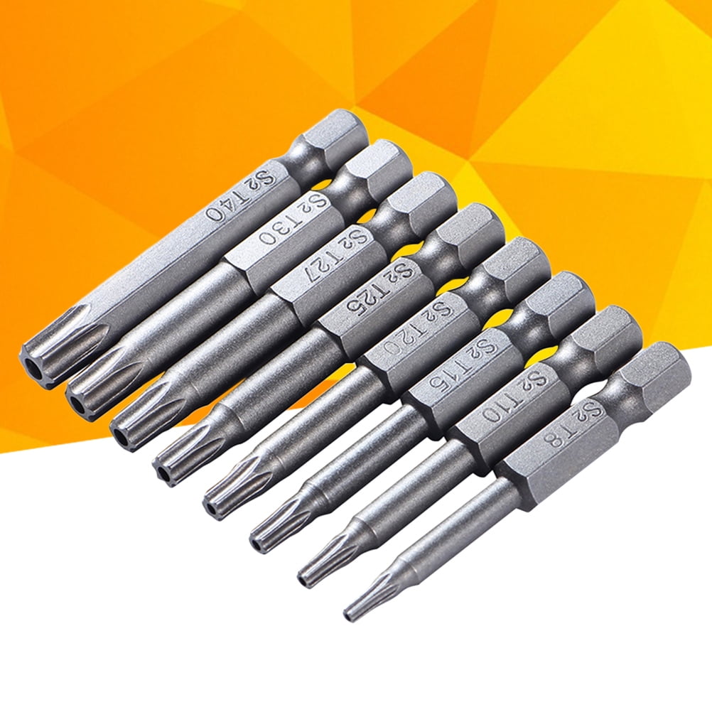 HONITANO 30Pack Bit Set Screw Driving Drilling Steel 50Mm Silver Impact Driver Drill Bits ...