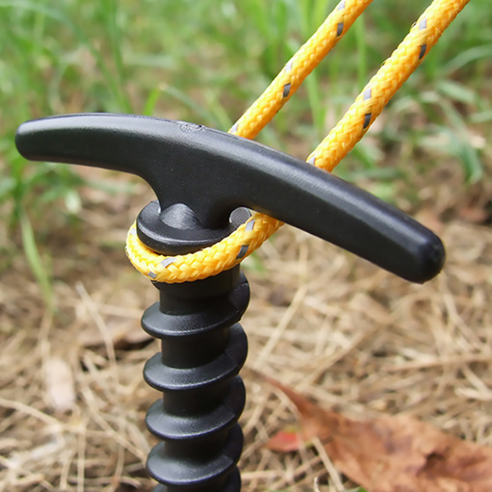 HONITANO 32Set Heavy Duty Nylon Tent Nails with Threaded Design for ...