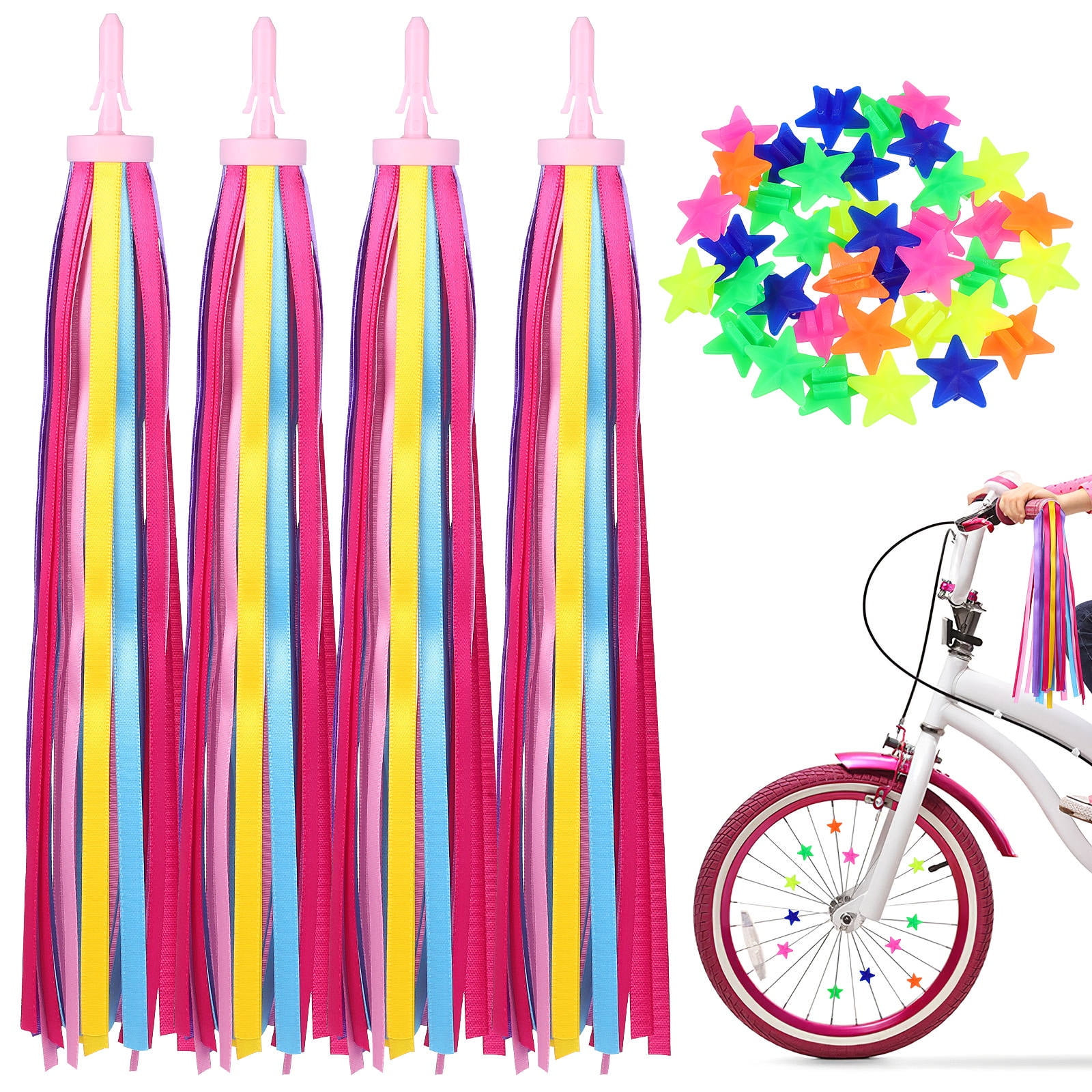 HONITANO 36 Beads Resin Beads For Kids Bikes With Diy And Bright Colors ...