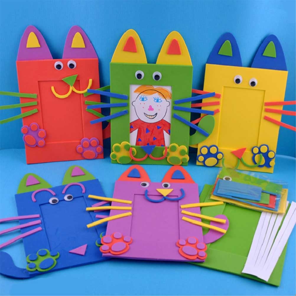 HONITANO 3Pack Childrens Craft Kits Photo Frame DIY Material Bag ...