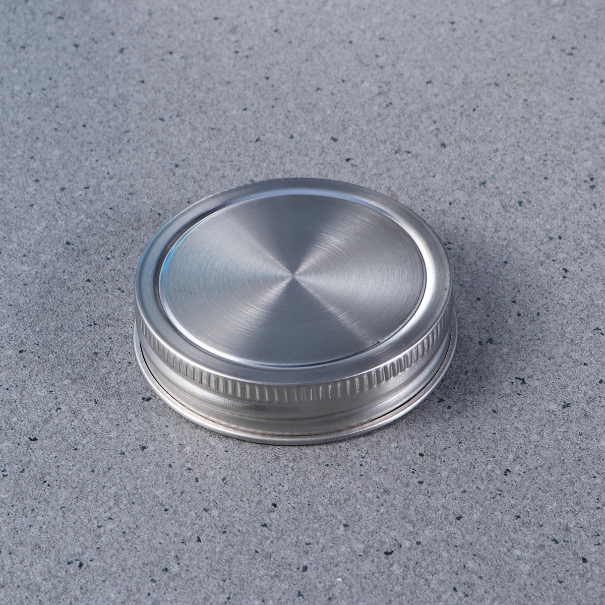 HONITANO 3Pack Jar Lid Silver Whorl Shape Secure Jar Cap For Storage ...