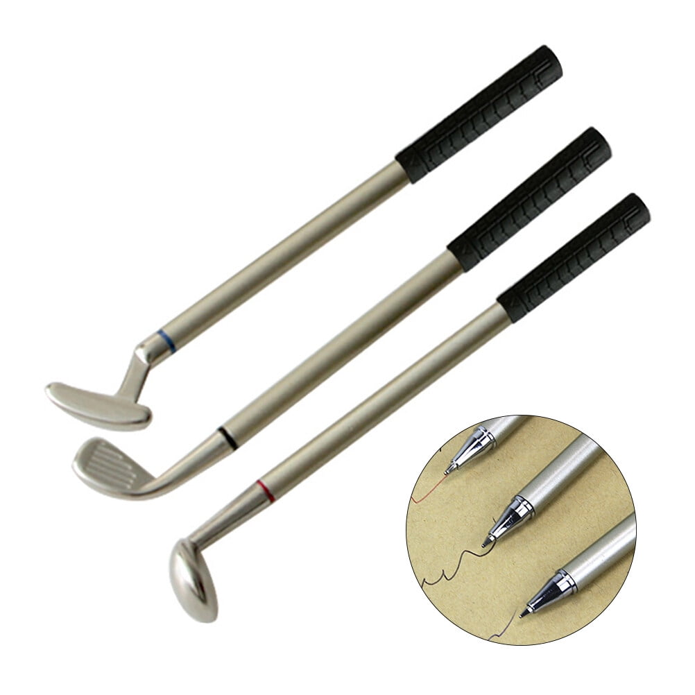 HONITANO 3Pcs Aluminium Alloy Cylindrical Ballpoint Pen for Desktop and ...