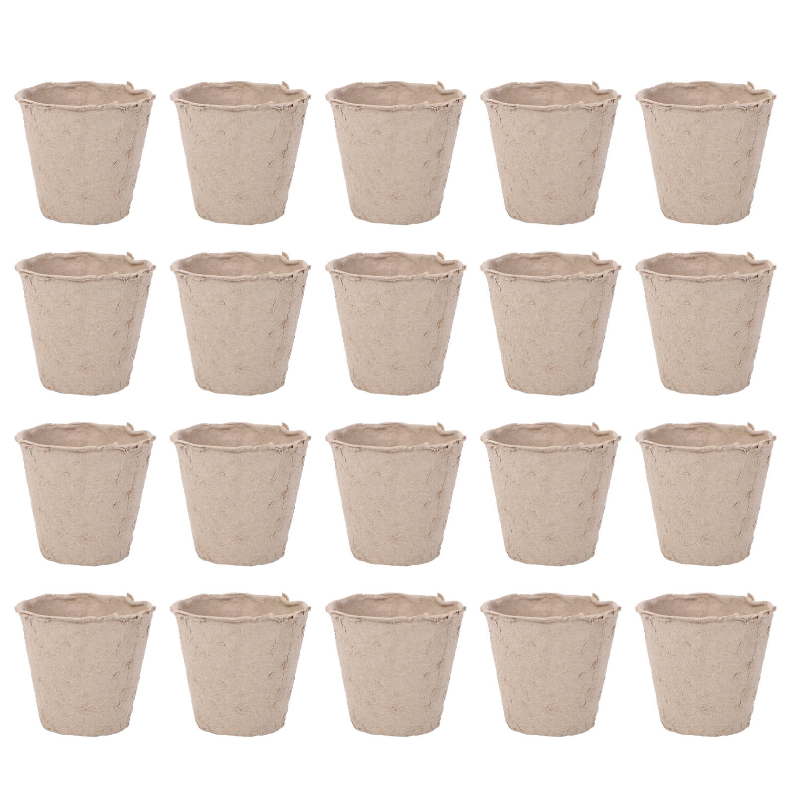 HONITANO 40Pcs Beige Pulp Planting Cups for Garden Germination and ...