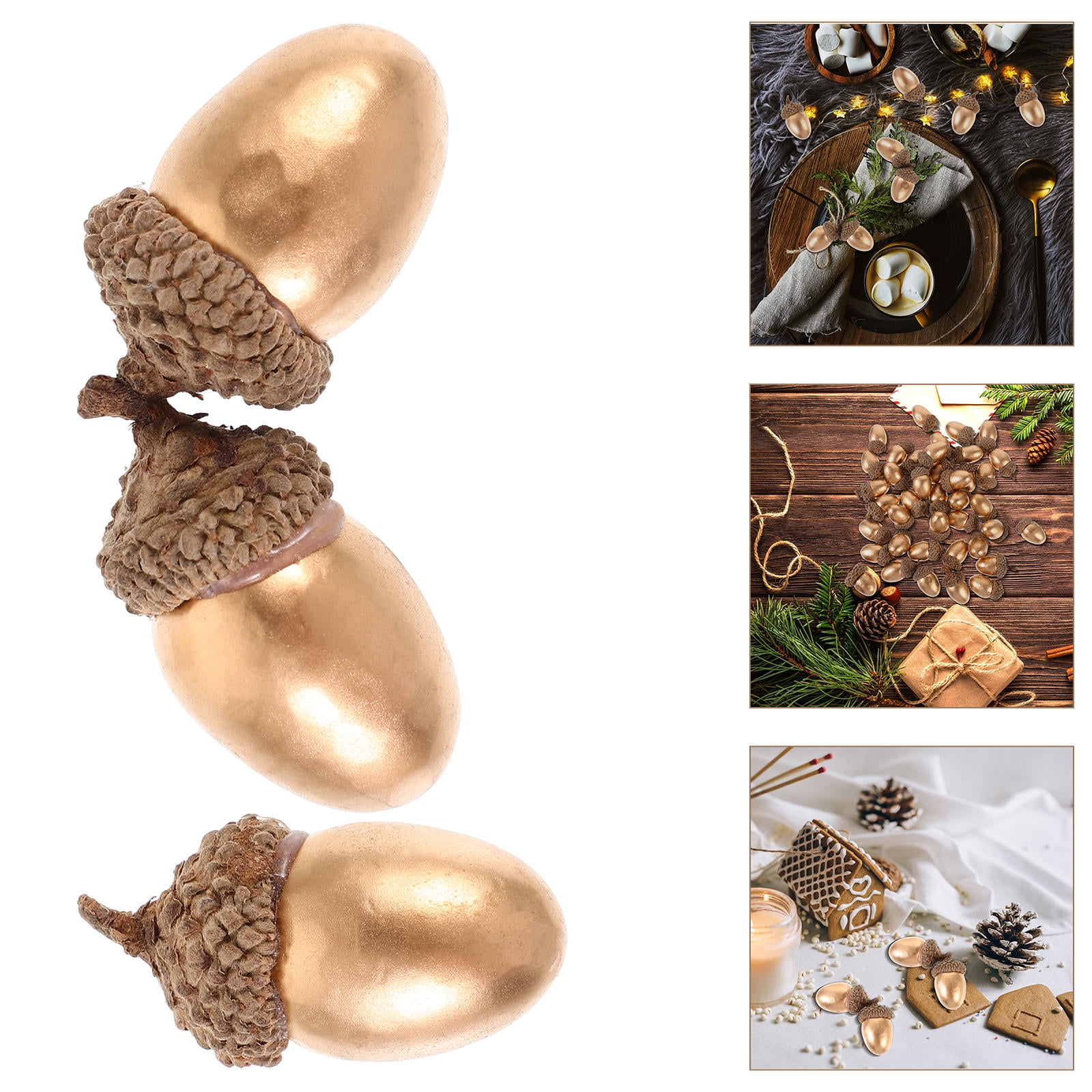 HONITANO 40Pcs Lifelike Acorn Decor Acorns for Home and Fall ...