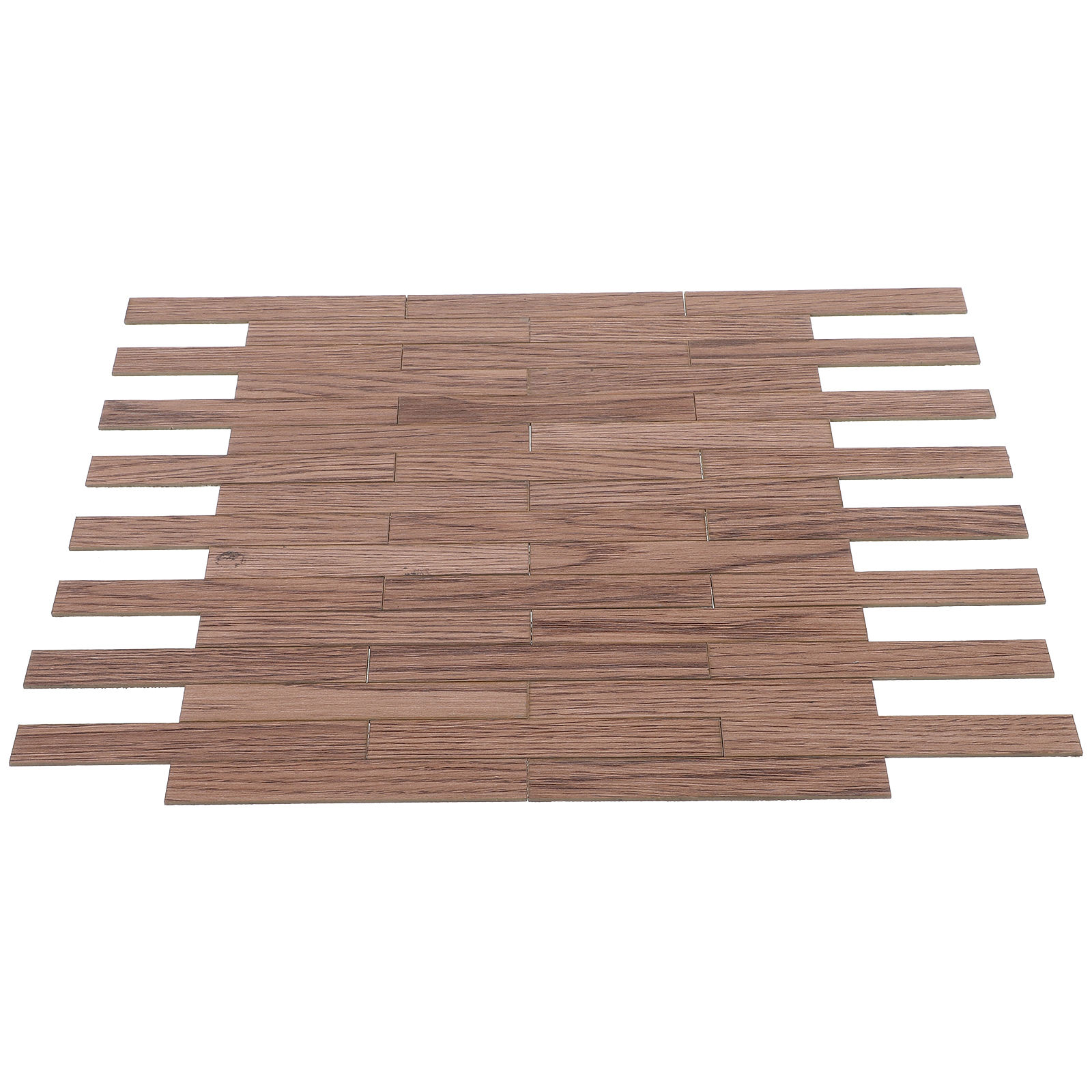 HONITANO 40Pcs Mini Flooring Models Light Brown Imitation Walnut Wood ...