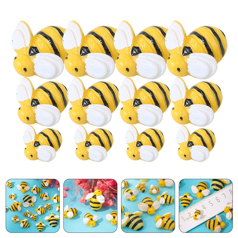HONITANO 40Pcs Resin Bee Decoration For Diy Crafts And School Art ...
