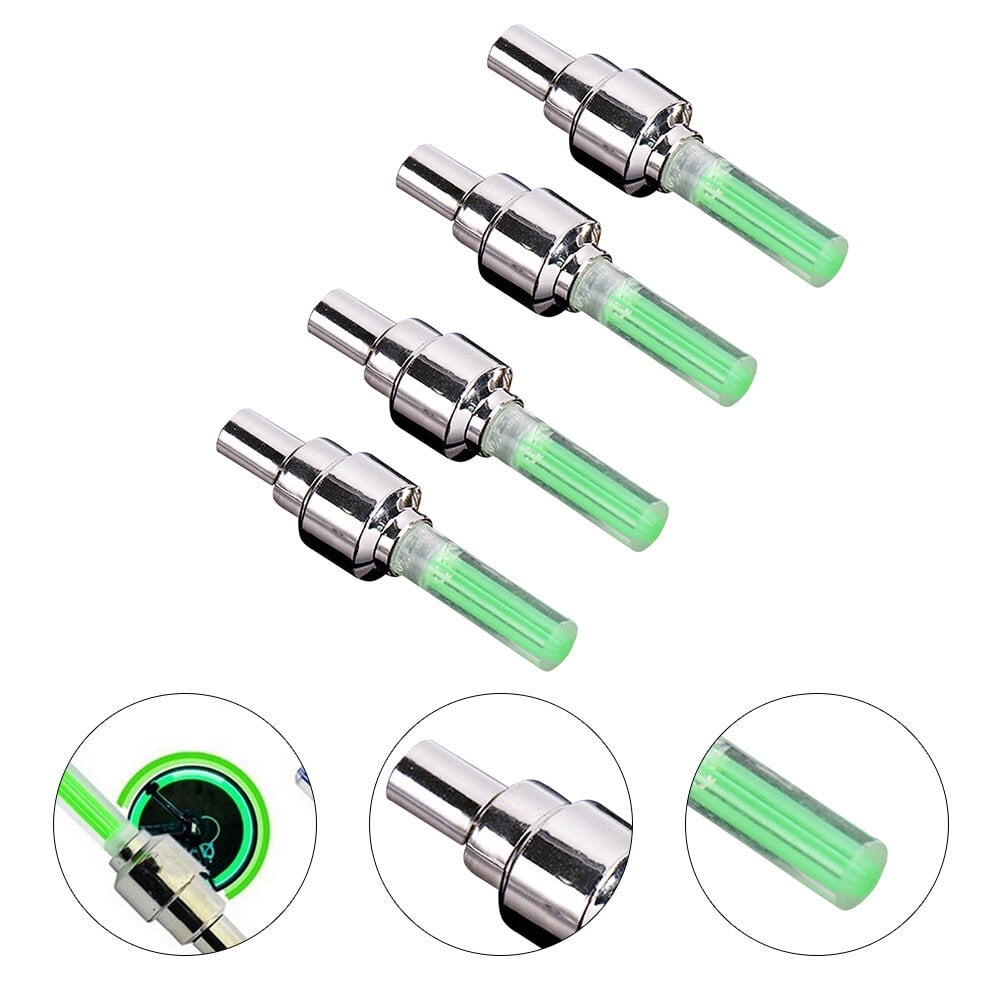 HONITANO 4Pcs Cycle Lights Green Round Stainless Steel For Bikes ...