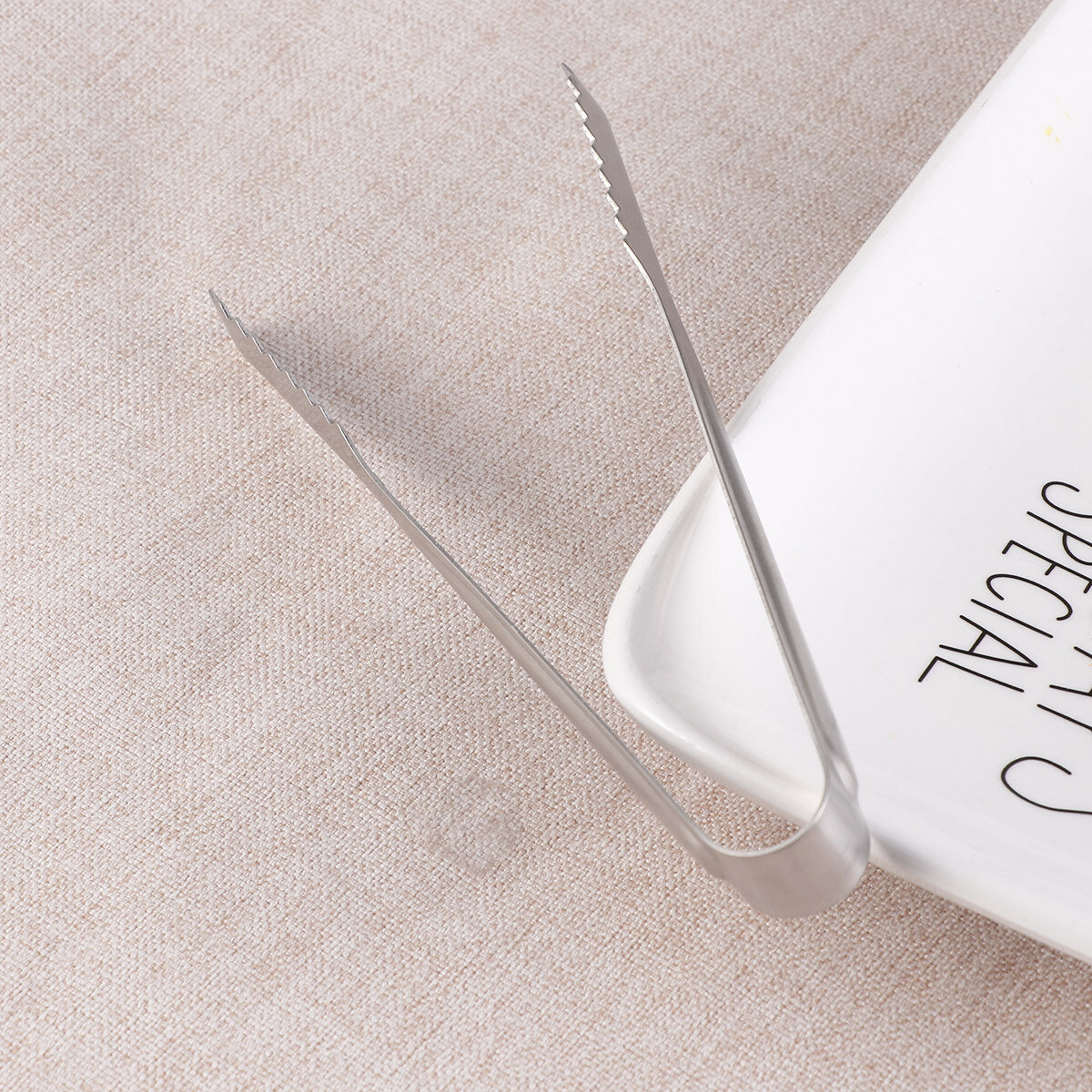 HONITANO 4Set Ice Cube Tongs Mini Sugar Tongs Stainless Steel ...