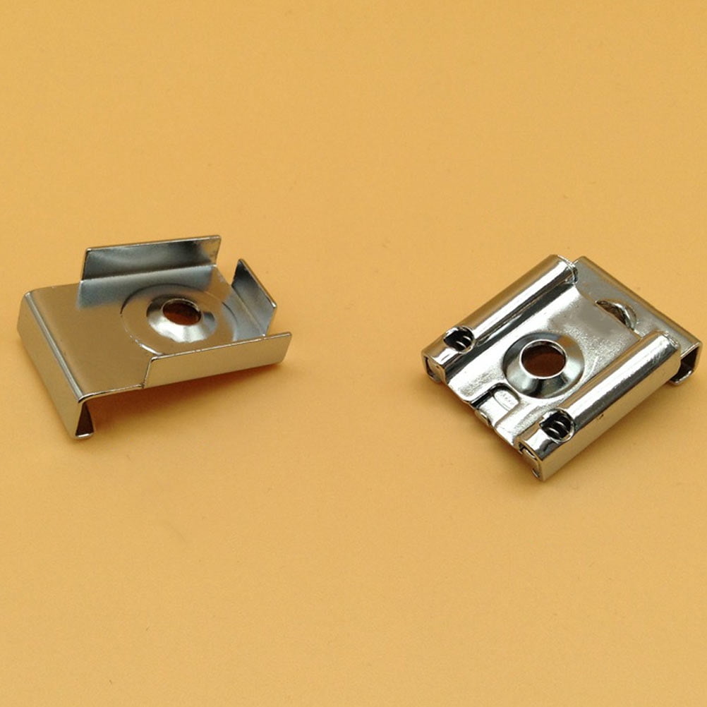 HONITANO 4Set Mirror Hanger Clips Iron for Bathroom Glass Shelves ...