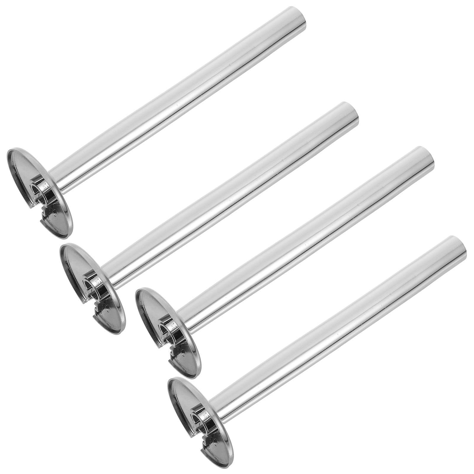 HONITANO 4Set Silver Radiator Pipes Shroud Kit ABS Conceal Pipes Round ...