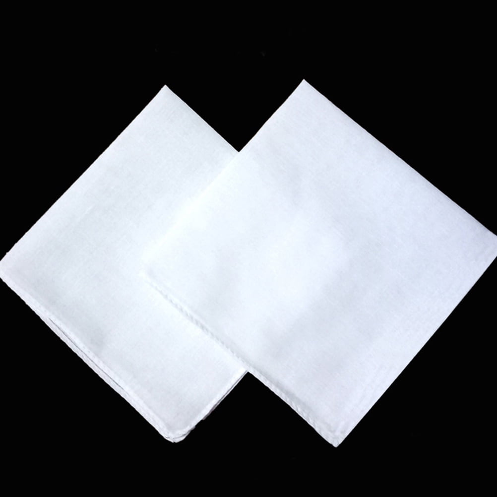 HONITANO 5Pcs White Cotton Handkerchiefs for Men Easy to Clean Durable ...