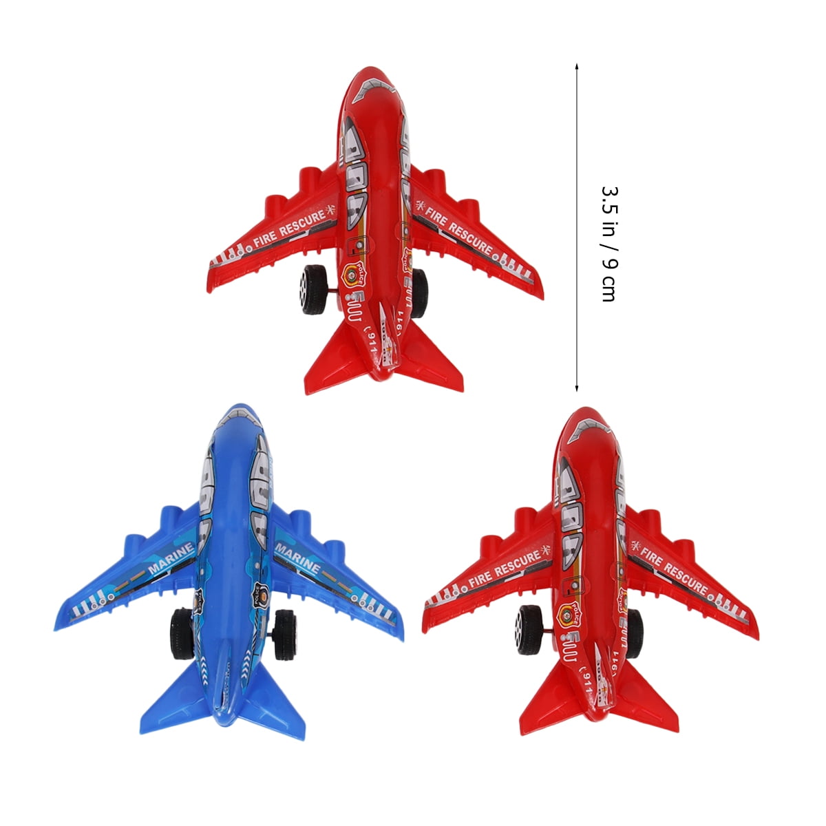 HONITANO 6Pcs Toy Airplanes Plastic Small Toy Airplane For Children ...