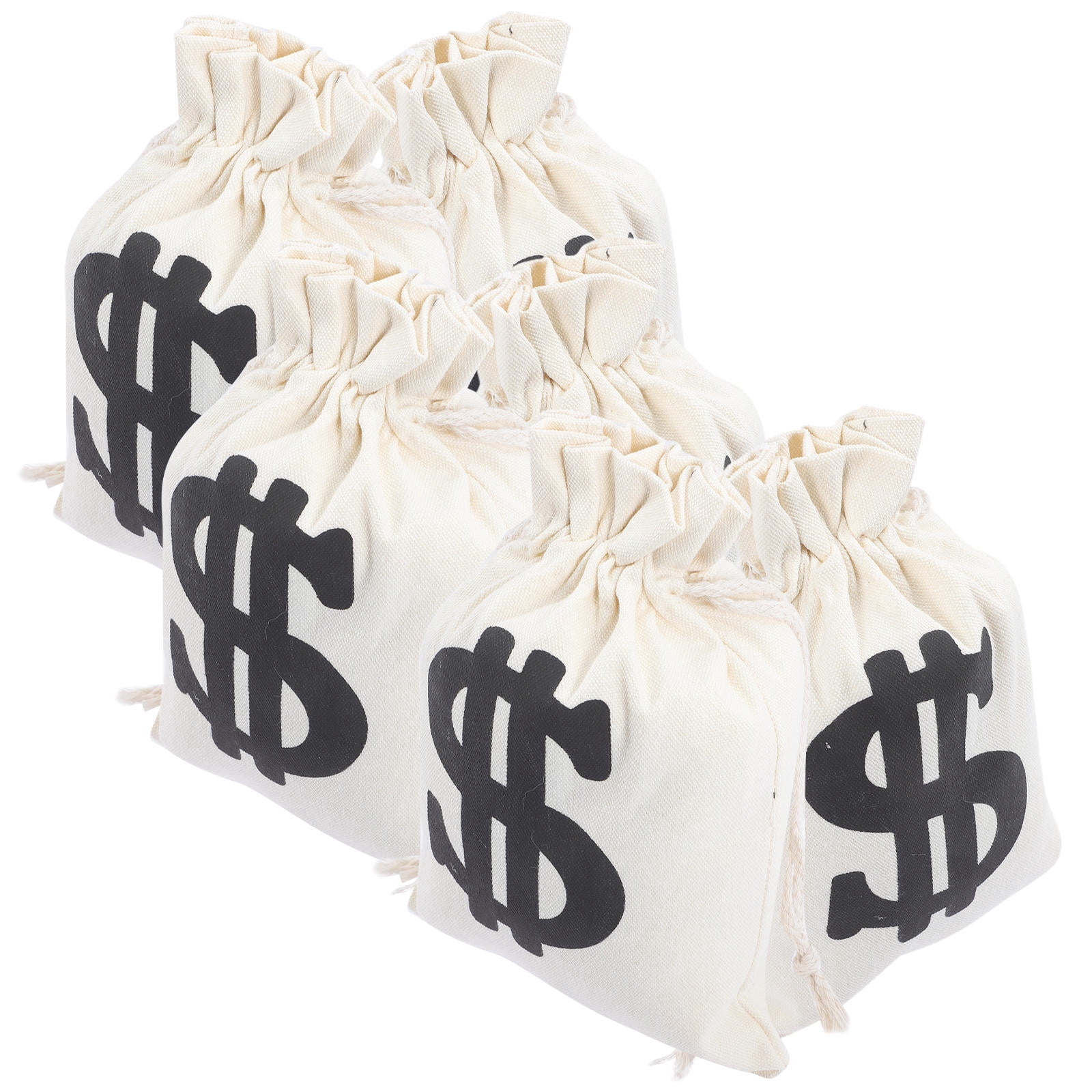 HONITANO 6Pcs present Pouches Birthday Theme Party Favor Bags Canvas ...