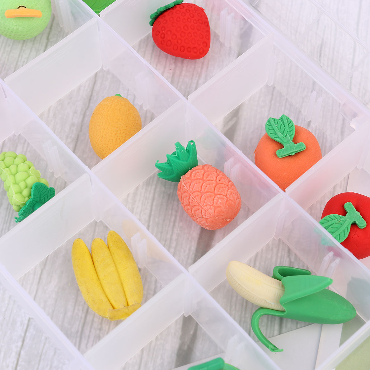 HONITANO 6Set Fruit Pattern Erasers Pencil Eraser Assorted Color for Student Use - Walmart.com