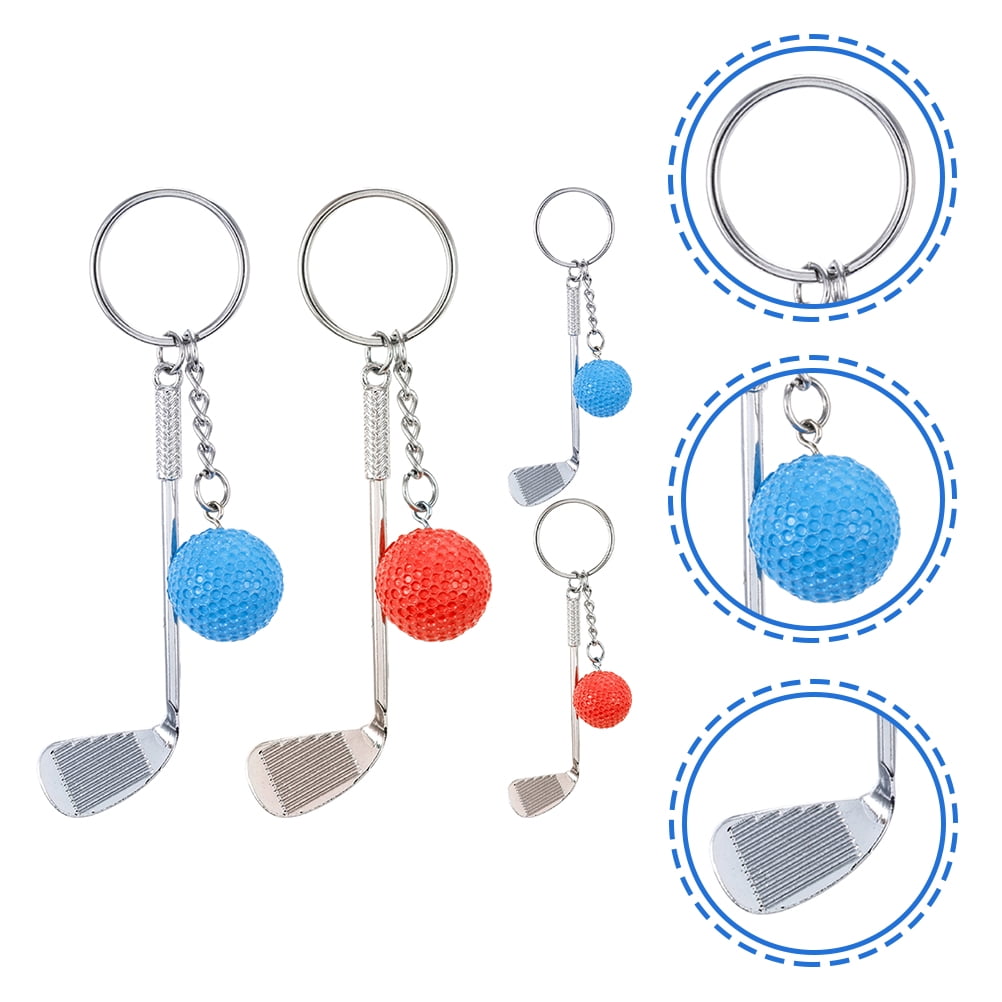 HONITANO Assorted Color Golf Ball Keychain Unique Keychains for Golf ...