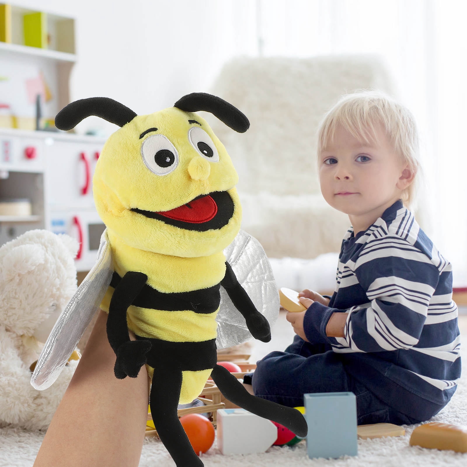 HONITANO Plush Hand Puppet for Kids Playtime and Bedtime Storytelling ...
