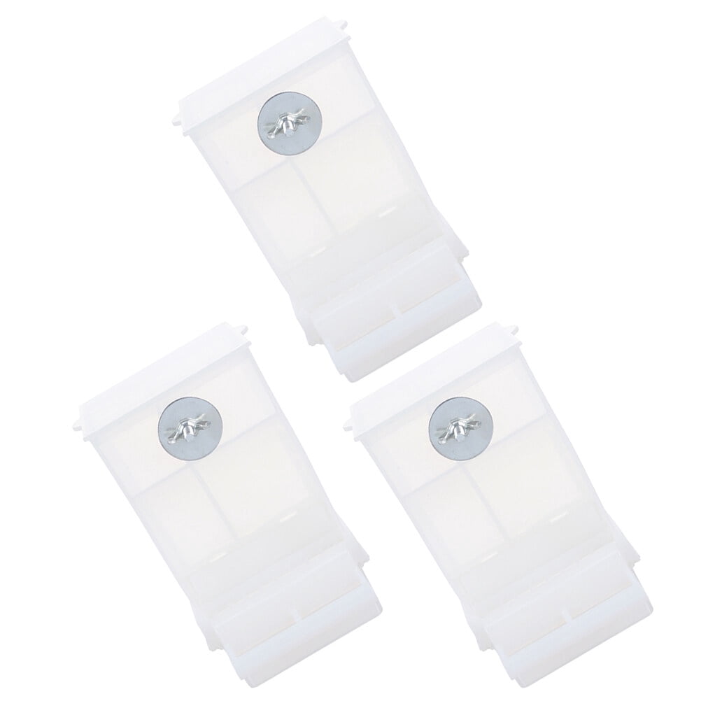 HONITANO Bird Food Box 3Set Transparent Acrylic for Garden Canary ...