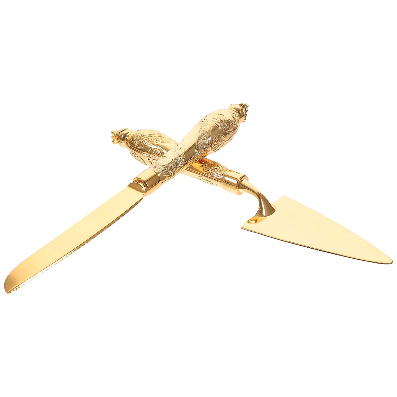 HONITANO Cake And Pie Server Set 1Set Golden Iron With Special Shape ...