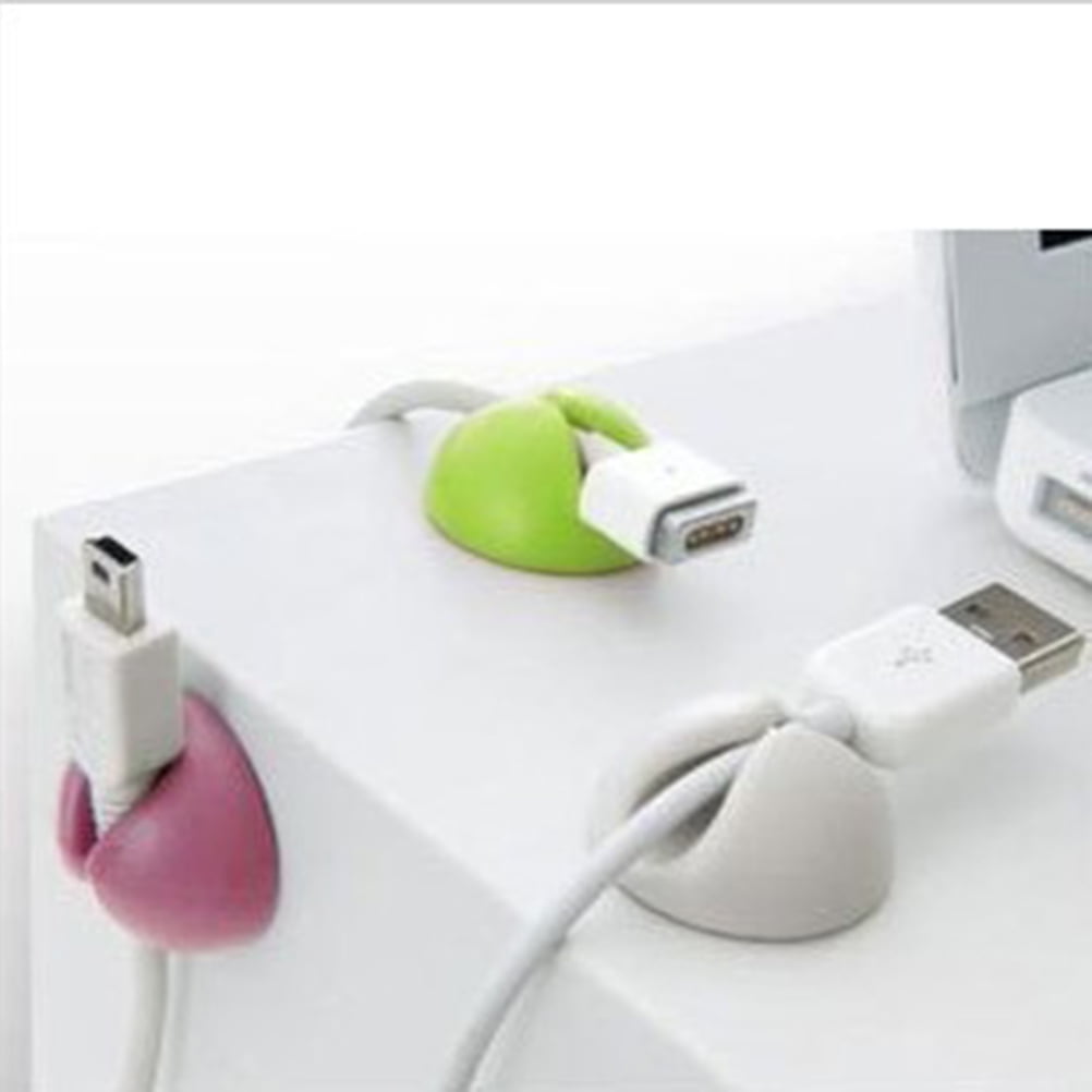 HONITANO Cord Holders for Charging Cables 6Pcs Plastic Cable Clips ...