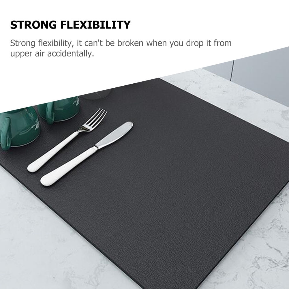 HONITANO Countertop Coffee Mat 1Pack Rectangular Dark Grey 50.00X40 ...