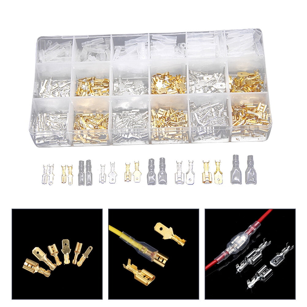 HONITANO Crimp Pin Terminal Kit 540Pcs for Electrical Components and ...