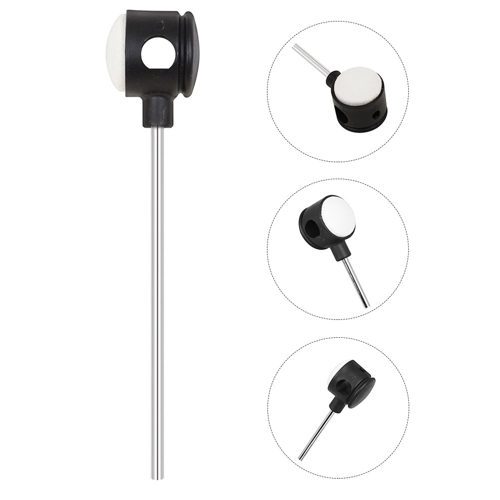 HONITANO Cylindrical Steel Felt Drum Beater Pedal Hammer Practical ...