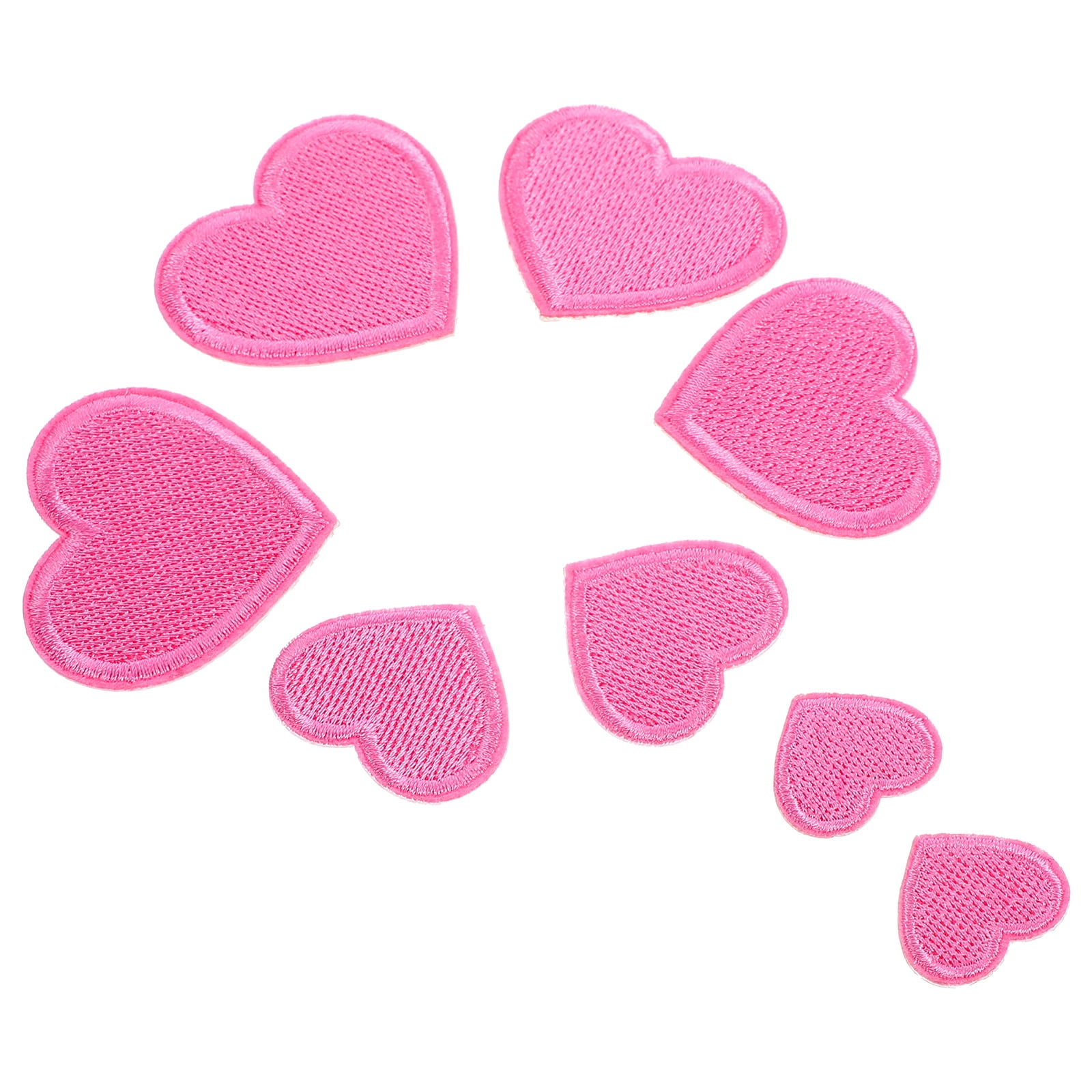 HONITANO Heart-Shaped Chest Patches 8Pcs Pink for Women and Children ...