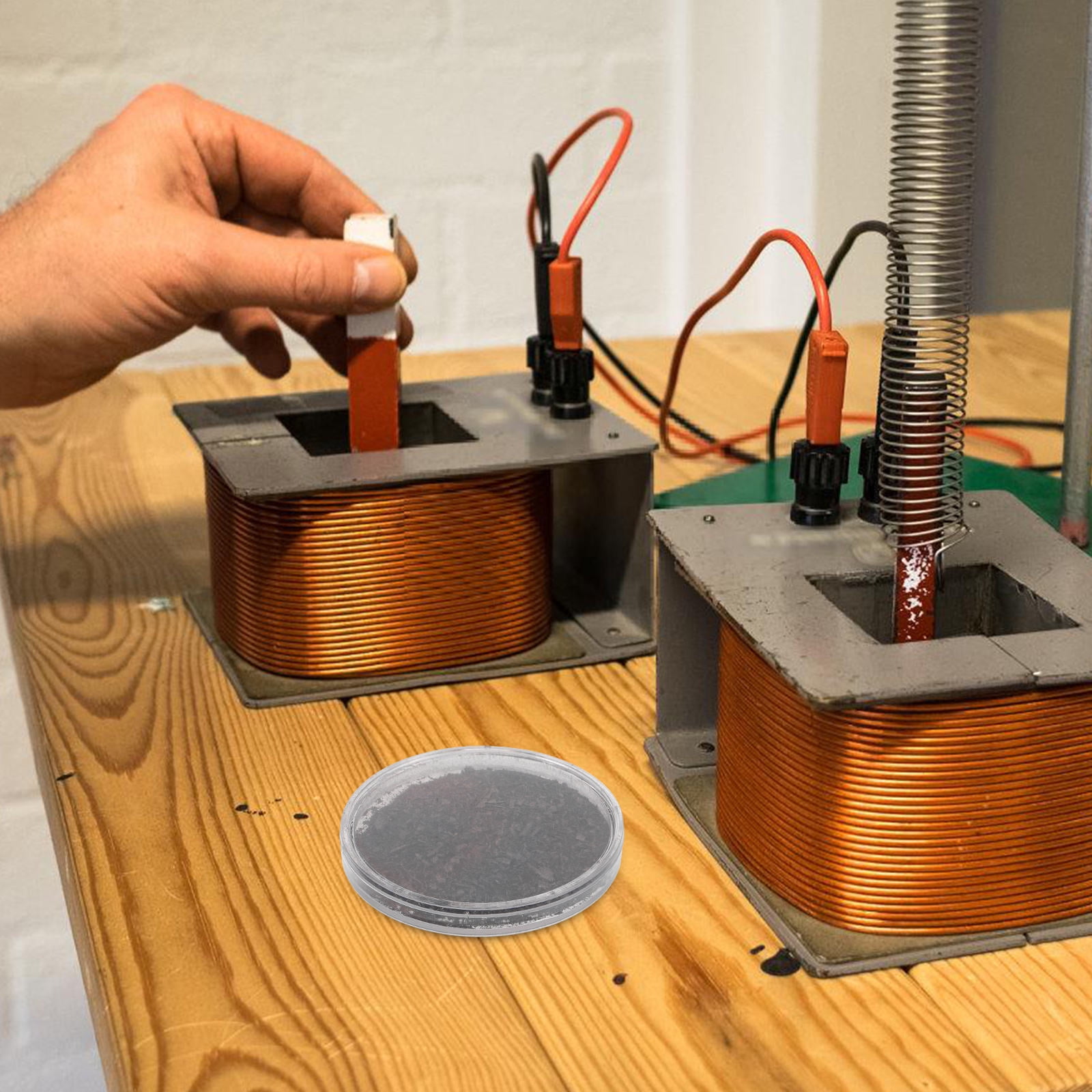 HONITANO Iron Powder 1 Iron Powder Filings Case For Physics Experiments ...