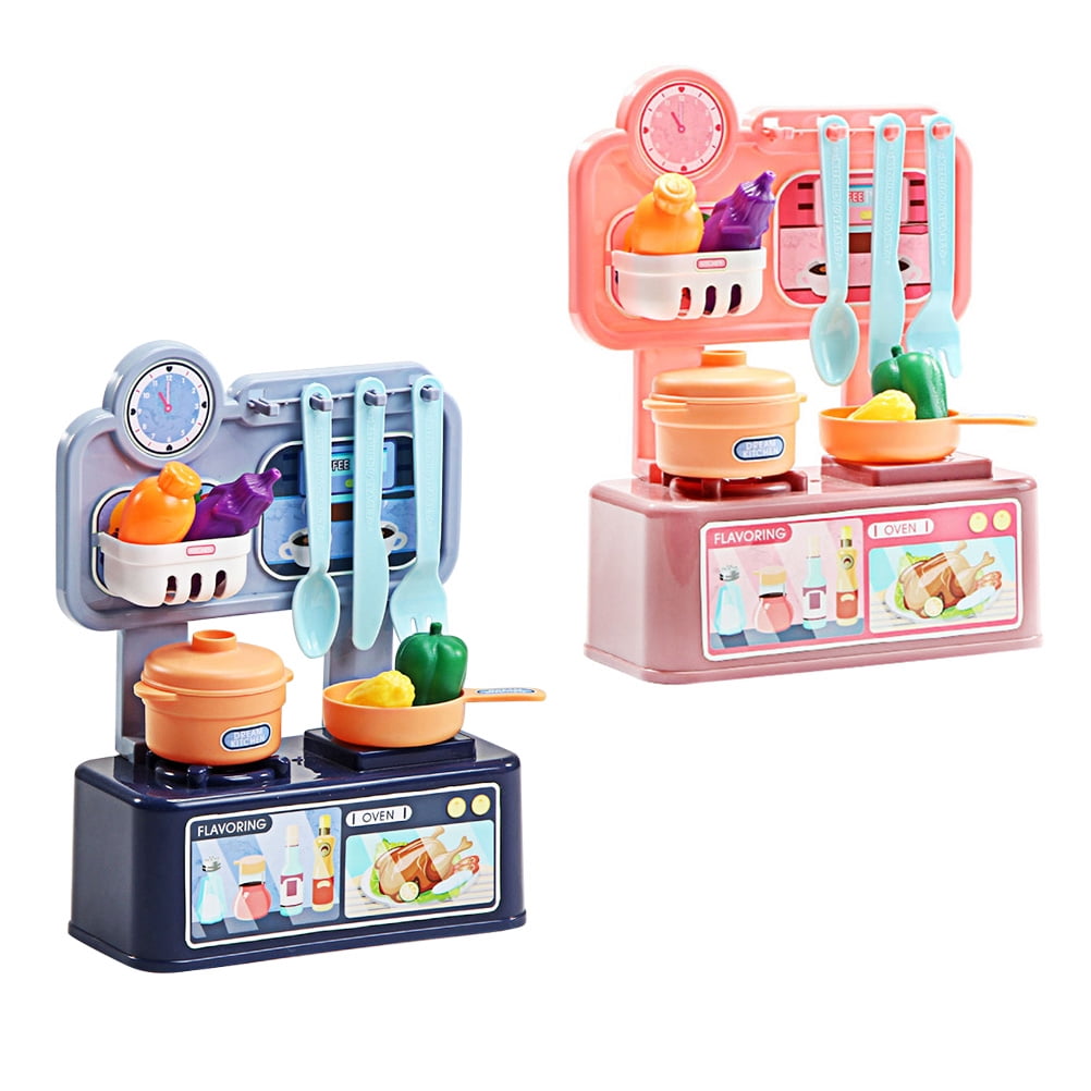 HONITANO Kitchen Utensils Toys Kids Kitchen Tools Pink Plastic 1 Set ...