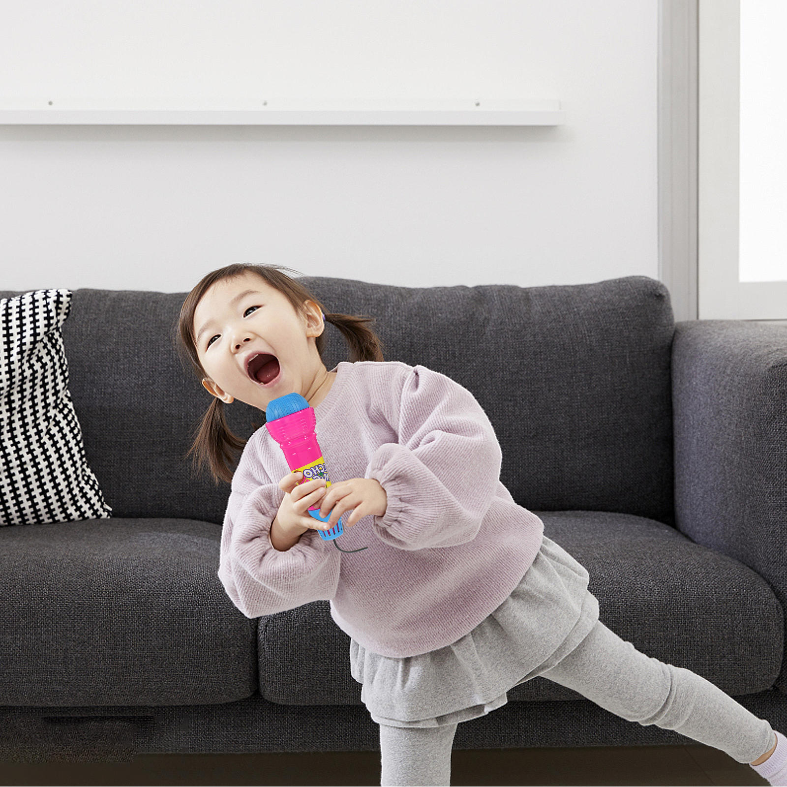 HONITANO Microphone Toy for Kids 3Pcs Echo Mic Stage Performance and ...