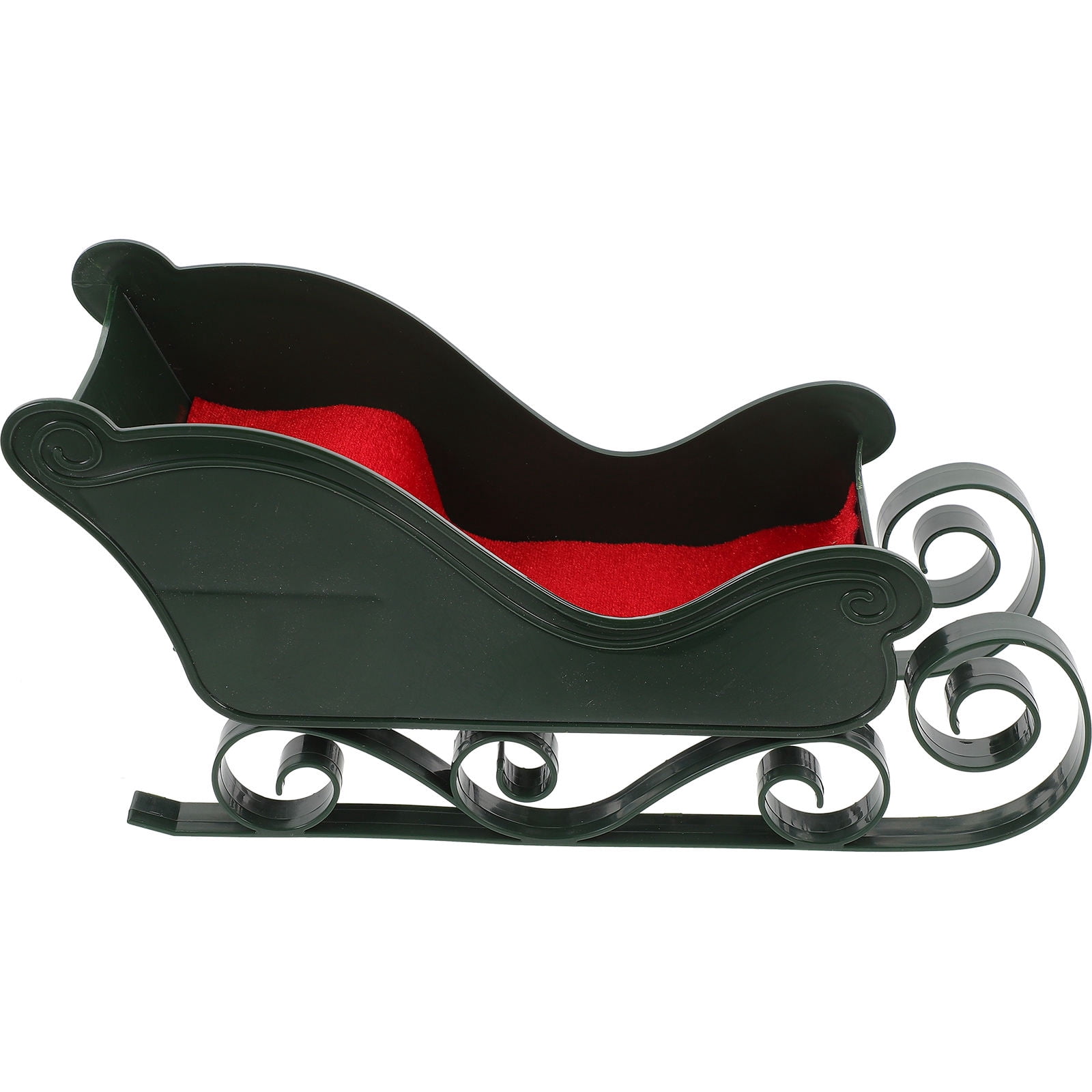 HONITANO Mini Sleigh Decoration Plastic and Cloth Material for Fancy ...