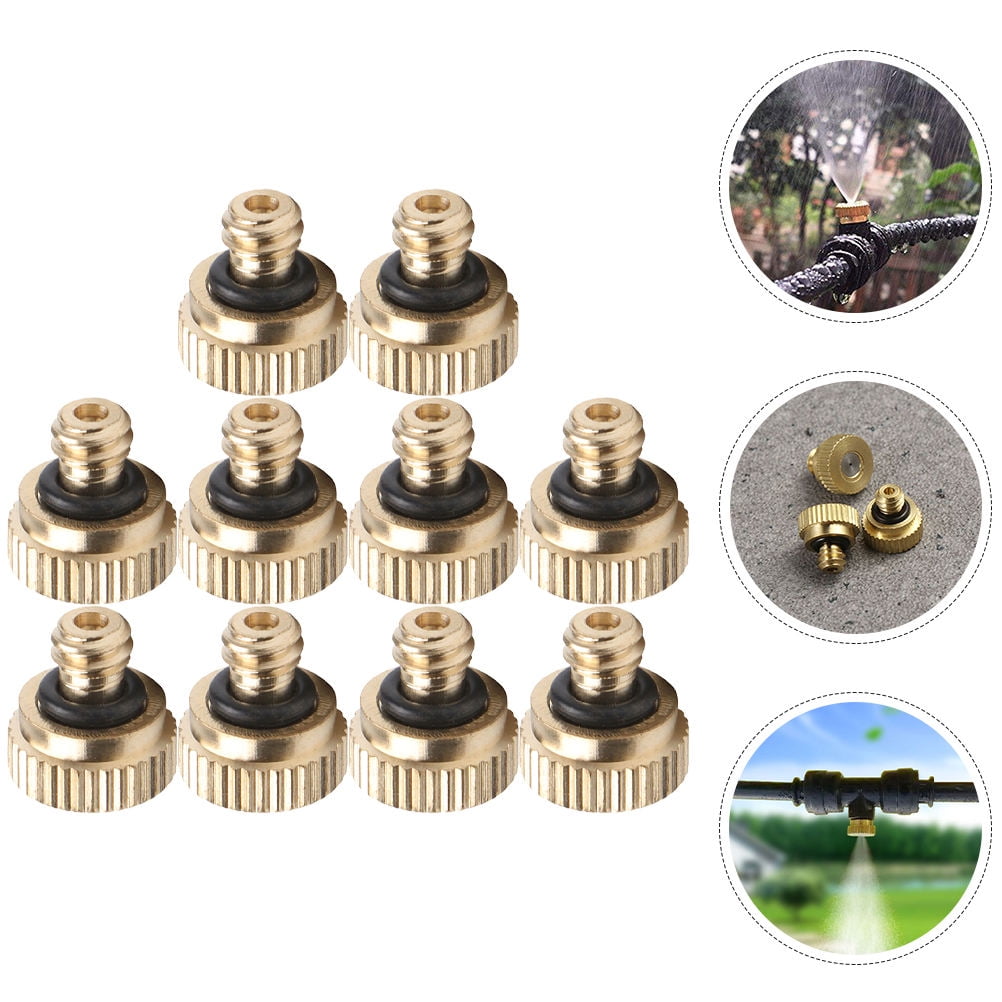HONITANO Outdoor Water Spray Sprinkler 10Pcs Misting Nozzle with 0.8Mm ...