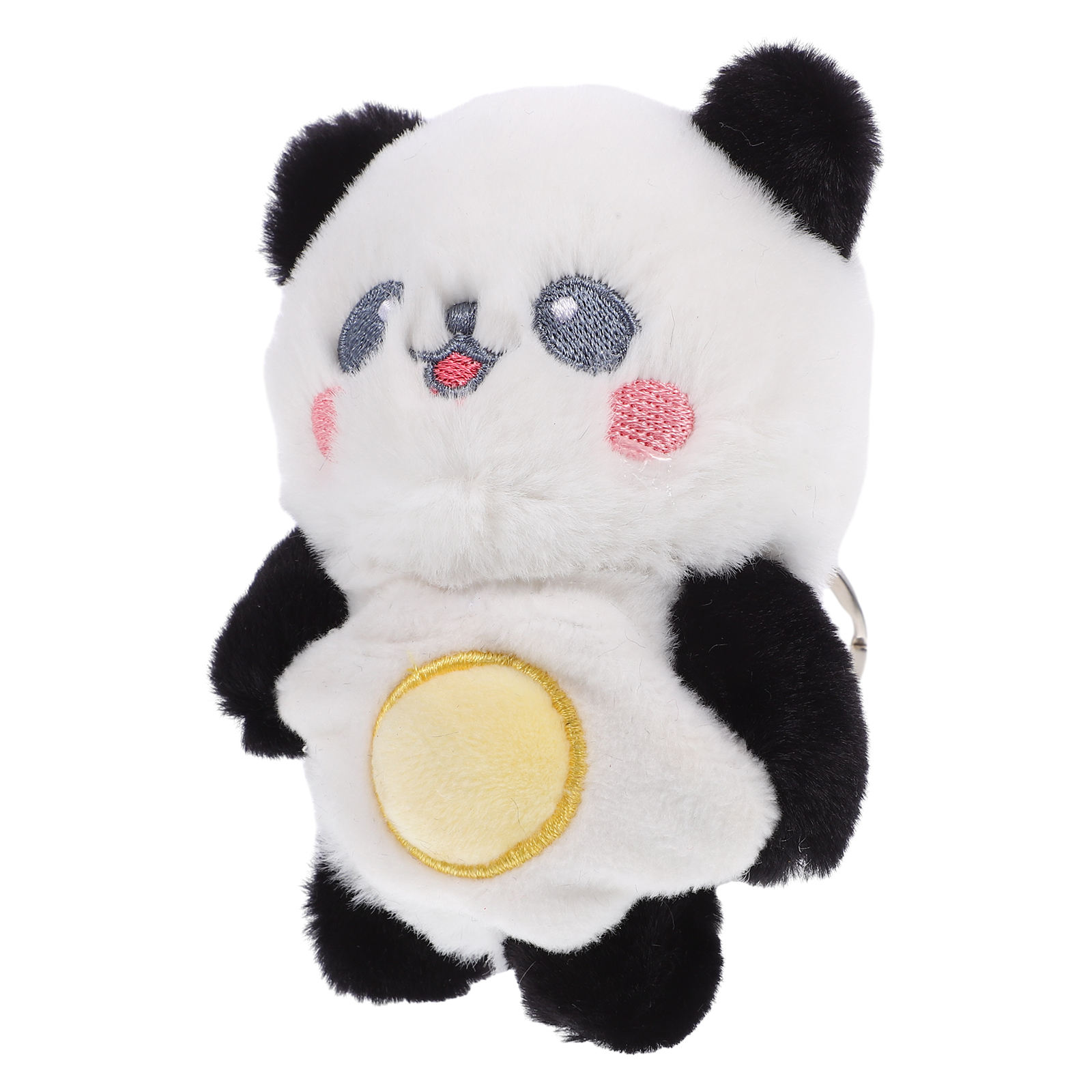 HONITANO Panda Shape Stuffed Animals Keyring White Plush Material for ...