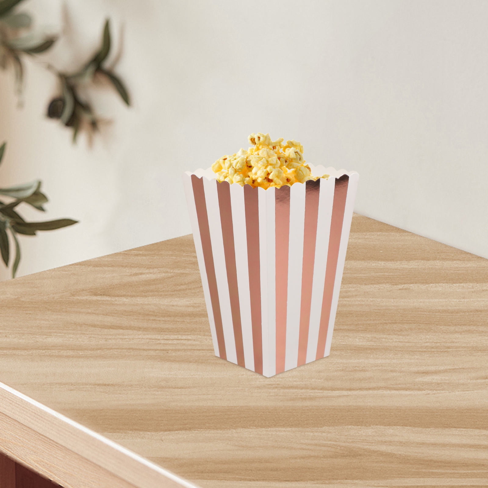 HONITANO Popcorn Boxes 36Pcs Assorted Color Square Card Paper Foldable ...