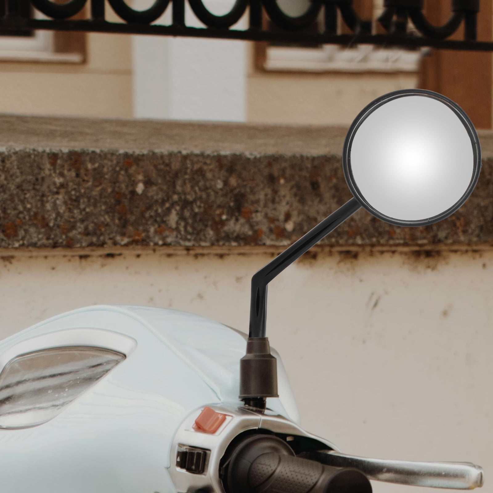 HONITANO Rearview Mirror for Bike 2Pack with 360 Degree Rotation and ...