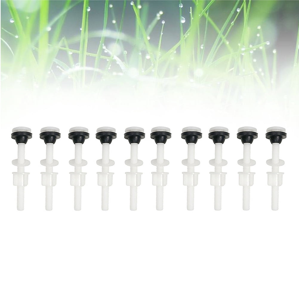 HONITANO Single Flush Toilet Push Button 10Pcs Plastic Cylindrical ...