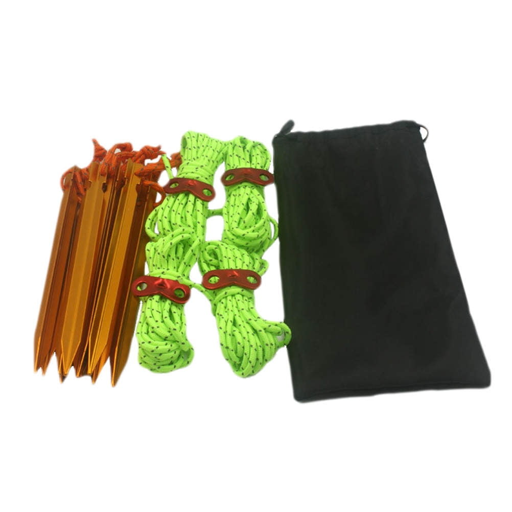 HONITANO Tent Spikes Heavy Duty with Easy Adjustment for Rope Length ...