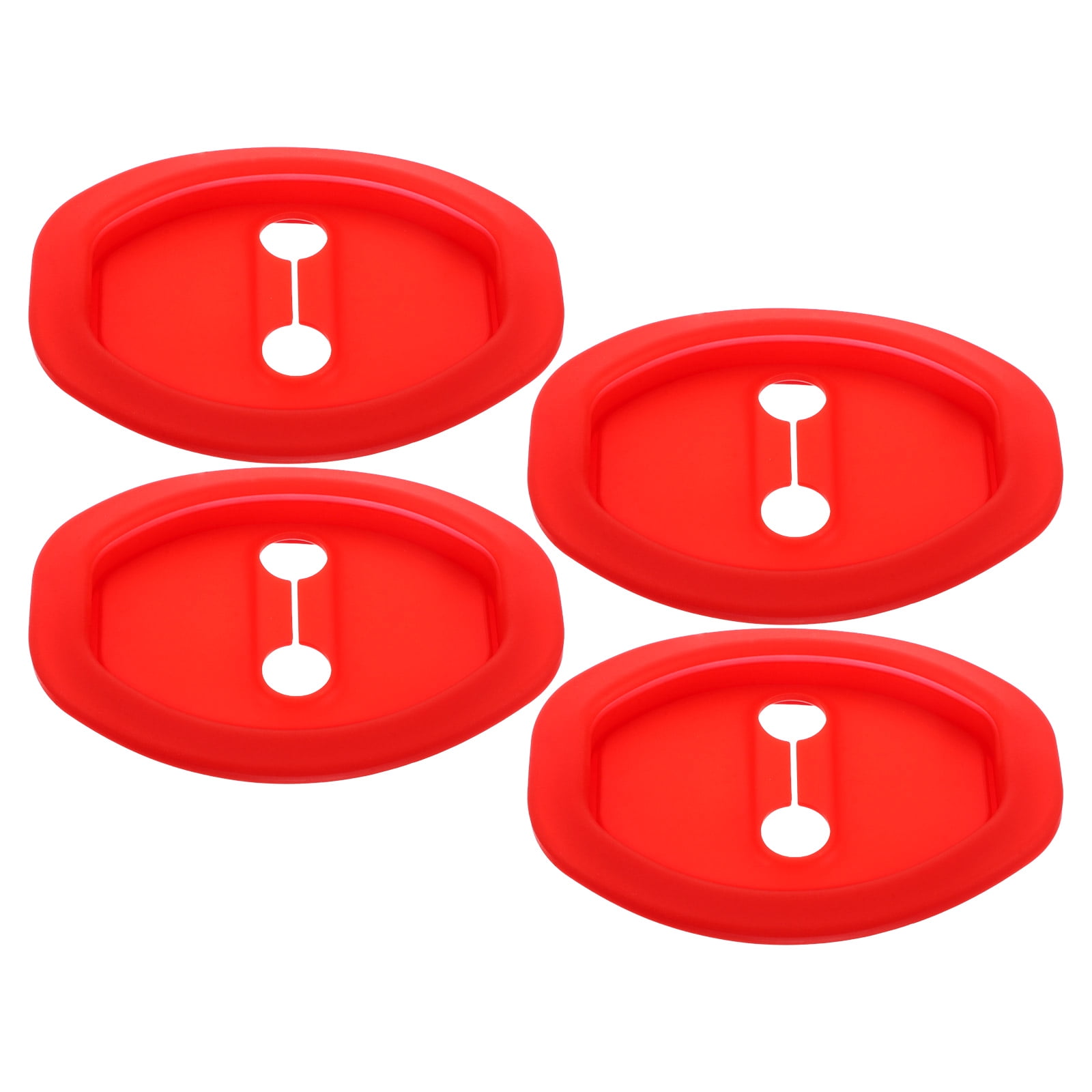 HONITANO Universal Vehicle Doors Locks Guard Stopper Red Silicone Door ...